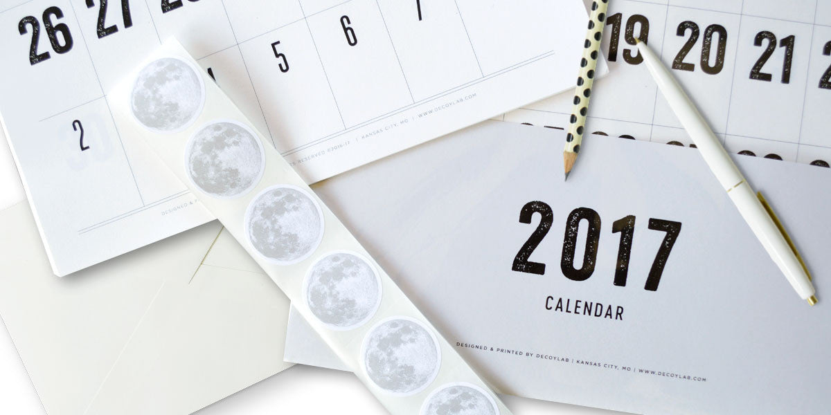 2017 Calendar is available NOW – Decoylab Design Studio